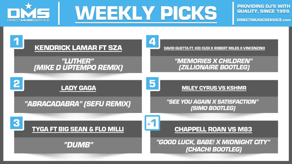 DMS TOP 5 PICKS OF THE WEEK 2-10-2025 – Direct Music Service
